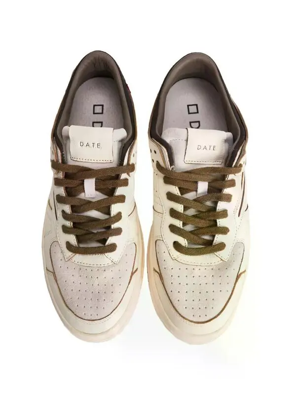 D.a.t.e. Leather Paneled Sneakers