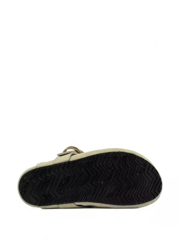 BUTTERO® Suede Buckle Strap Mules
