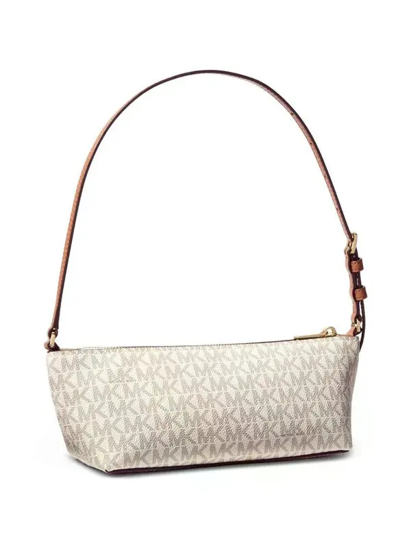 Michael Kors Laila Small Signature Logo Pochette - Neutrals