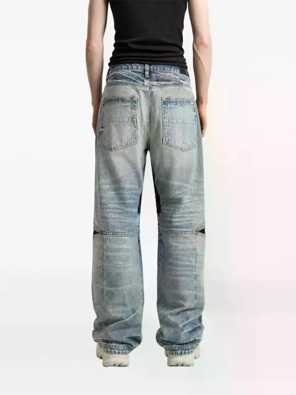 Amiri Panelled Distressed Jeans