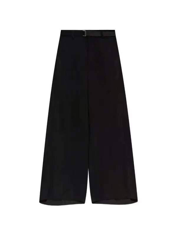 Sacai Belted Wide-leg Trousers