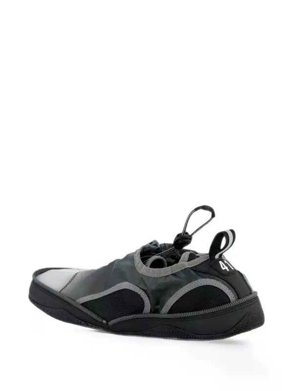 Balenciaga Pocket Gradient Panelled Sneakers - Black