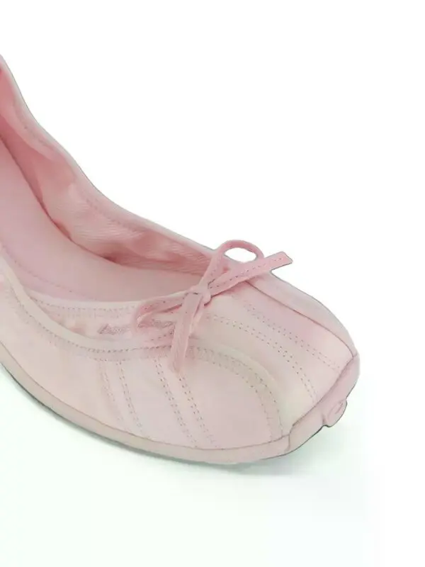 Balenciaga Bow-detail Panelled Ballet Flats
