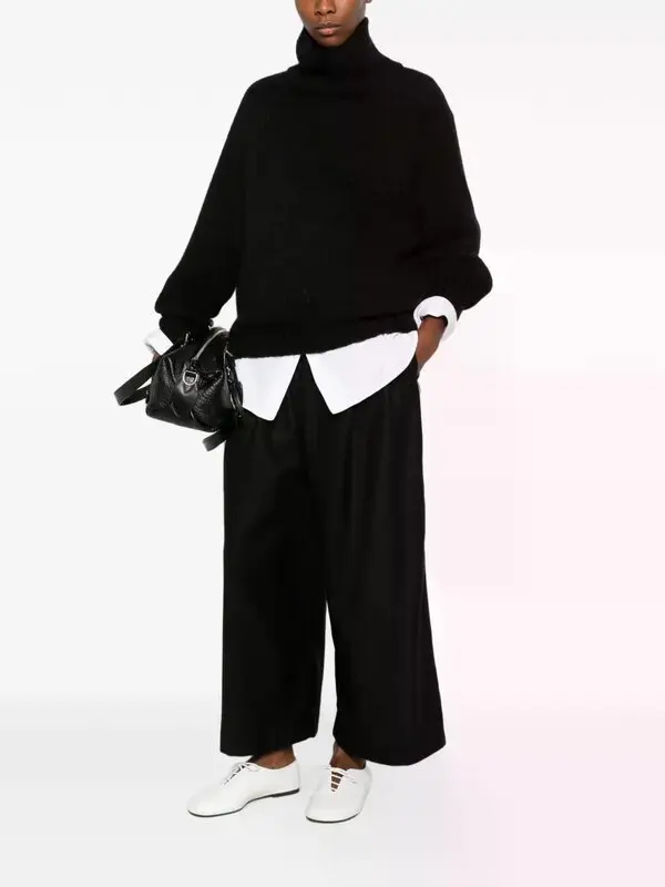 SUSANNE BOMMER Ribbed Knit Turtleneck Sweater