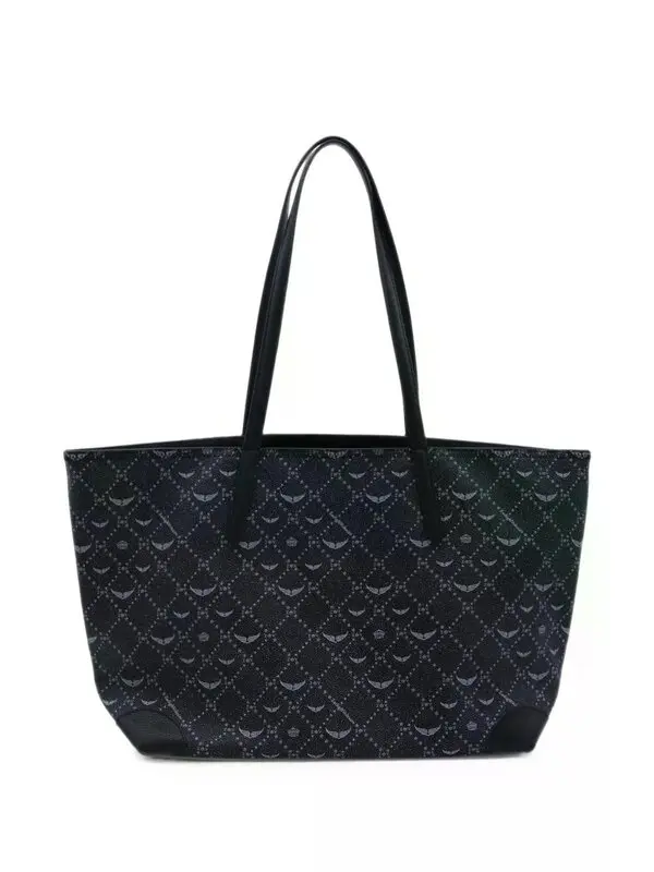 Zadig&Voltaire Z Shopper Monogram Tote Bag - Black