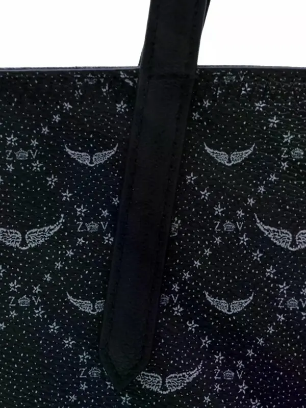 Zadig&Voltaire Z Shopper Monogram Tote Bag - Black