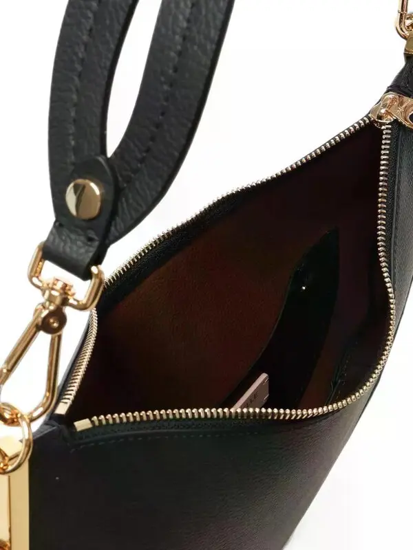 COCCINELLE Medium Sunup Leather Shoulder Bag - Black