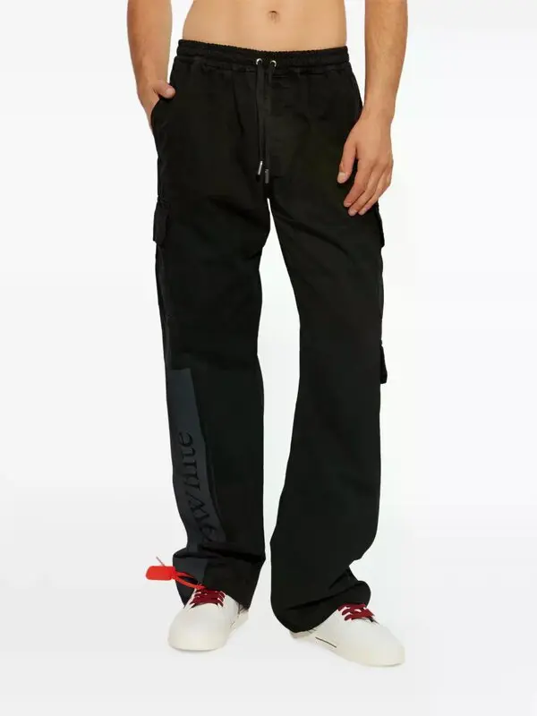 Off-White Logo Print Cargo Pants