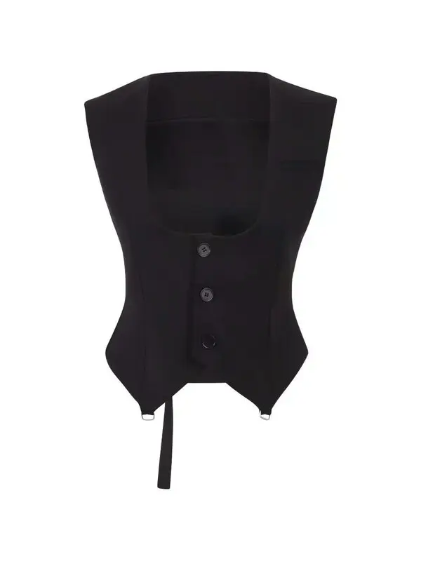 SSHEENA Square Neck Waistcoat