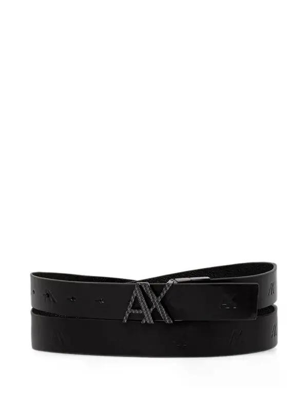 Armani Exchange Logo-plaque Reversible Belt