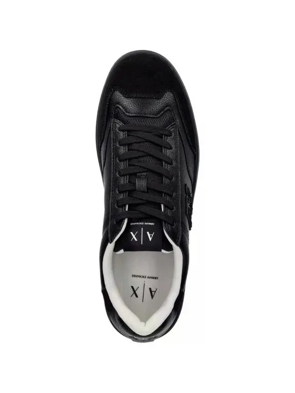 Armani Exchange Logo-patch Panelled Sneakers