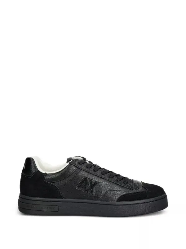 Armani Exchange Panelled Sneakers - Black