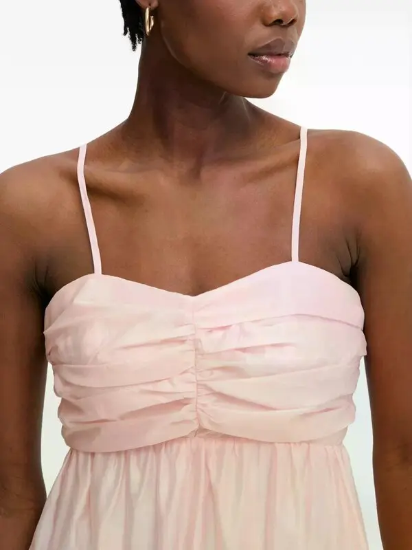 MORGAN Ruched Tiered Mini Dress