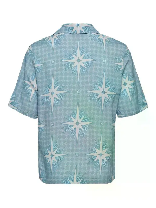 Amiri Star-print Short-sleeve Shirt