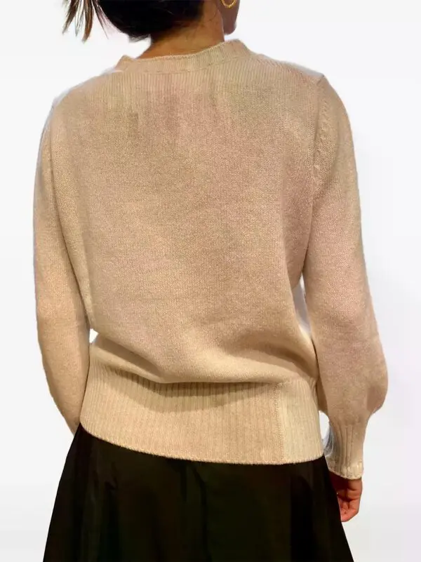 GRAN SASSO Ribbed-trim V-neck Sweater
