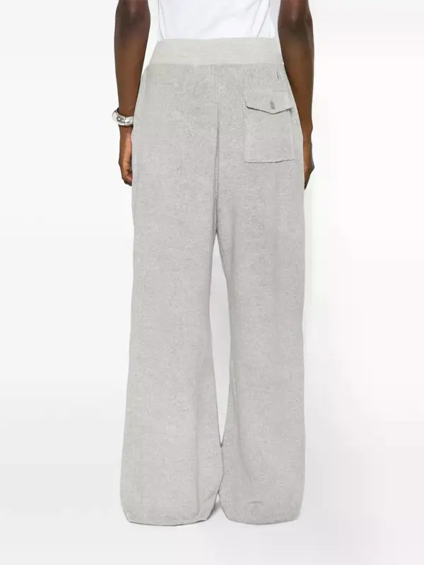 Kenzo Elasticated-waistband Wide Leg Track Pants