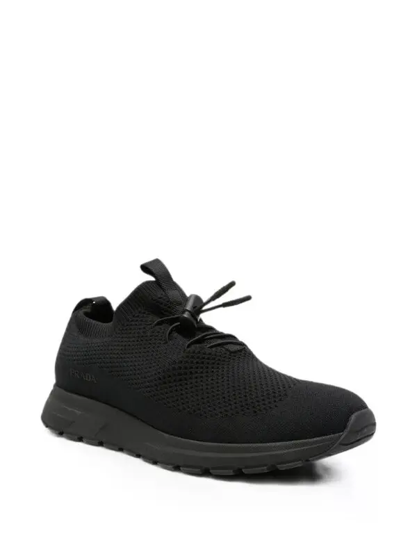 Prada Prax Stretch-knit Sneakers