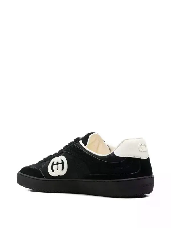Gucci Gg Monogram Lace-up Sneakers