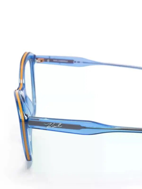 Karl Lagerfeld Transparent Cat-eye Eyeglasses