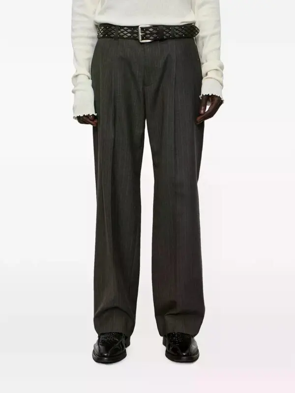 Our Legacy Pinstripe-pattern Pleated Trousers