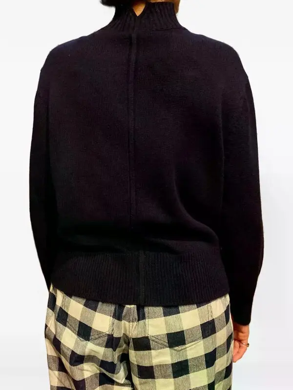 GRAN SASSO Ribbed Knit High Neck Sweater