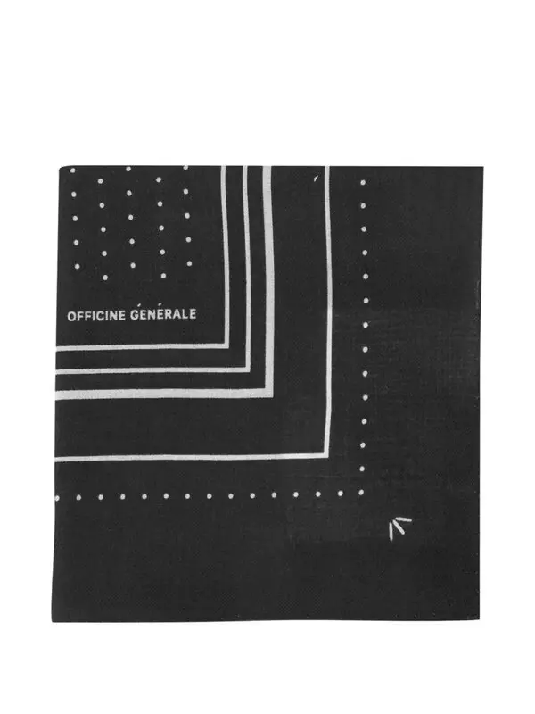 Officine Générale Polka-dot Wool Scarf