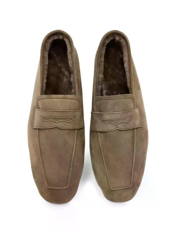 SOPHIQUE Sophicue Essenziale Suede Fur-lined Loafers