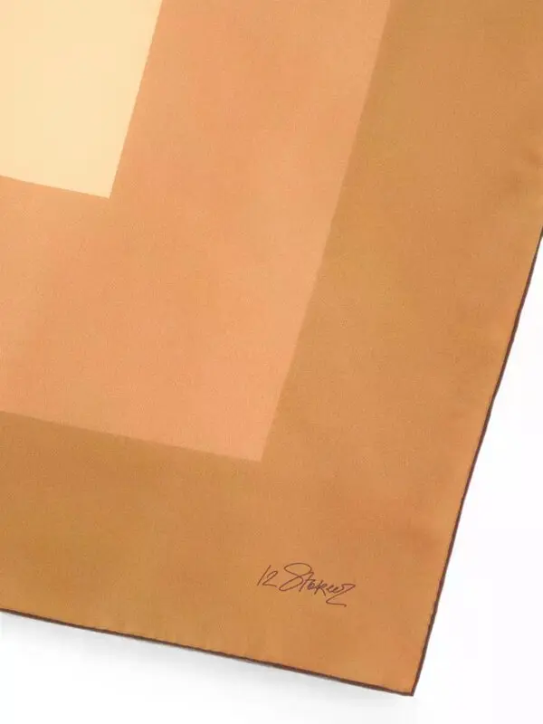 12 STOREEZ Gradient-effect Silk Scarf