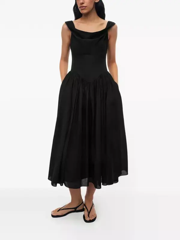 12 STOREEZ Avignon Cowl-neck Dress