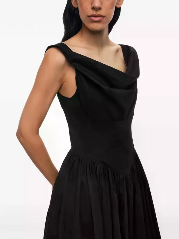 12 STOREEZ Avignon Cowl-neck Dress