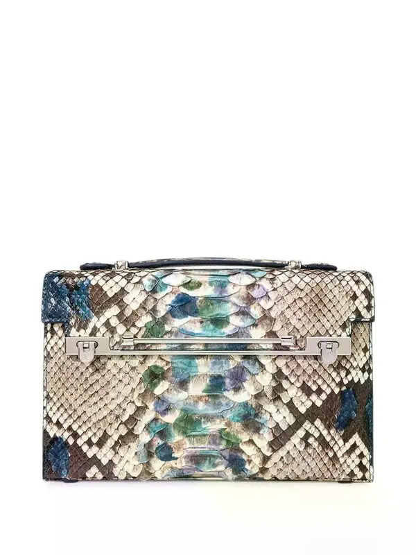 KWANPEN Snakeskin Effect Tote Bag