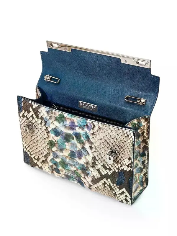 KWANPEN Snakeskin Effect Tote Bag