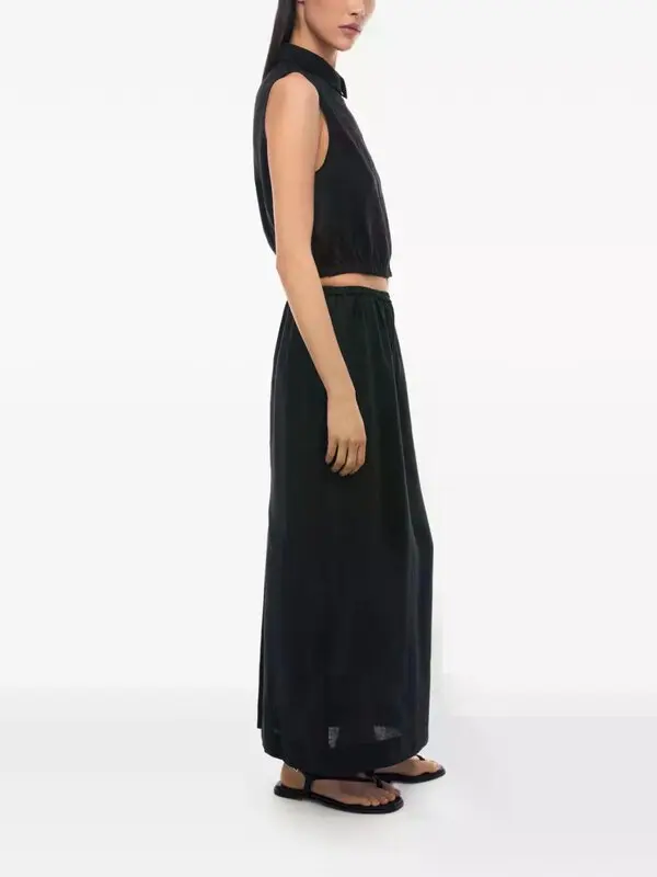 12 STOREEZ Bessette Zip-up Linen Waistcoat
