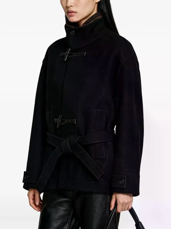 LEMAIRE Short Duffle Coat In Wool