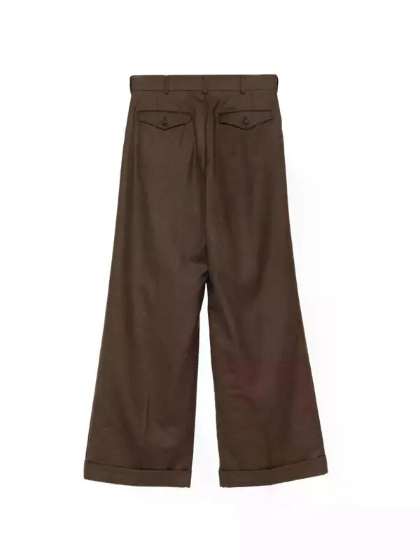 Junya Watanabe Pleated Wool Trousers