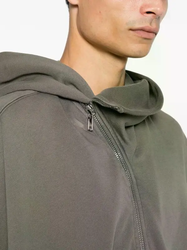 Rick Owens Mountain Hun Oversized Zip-up Hoodie