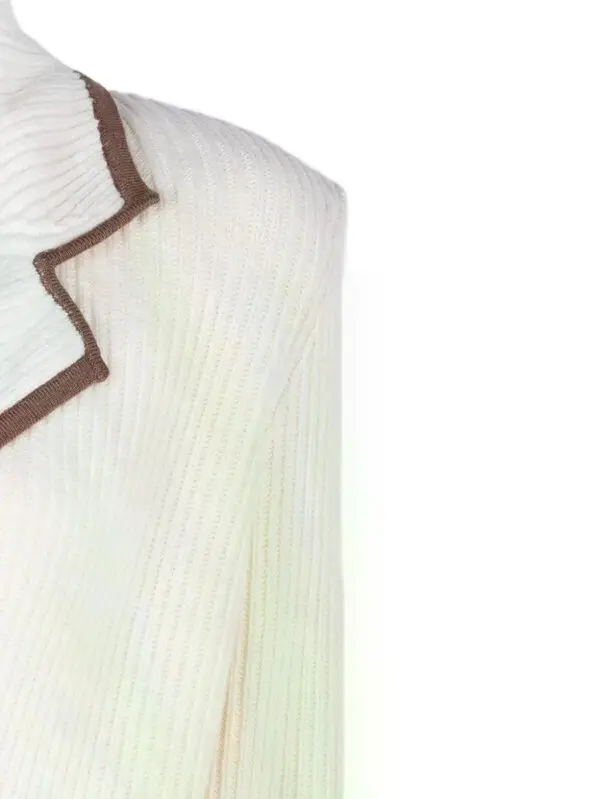 L'Agence Ranch Double-breasted Knit Blazer