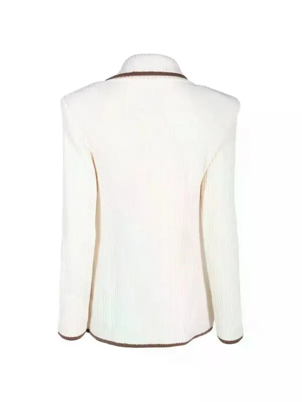 L'AGENCE Ranch Double-breasted Knit Blazer