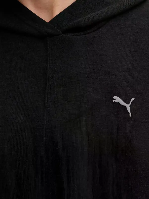 PUMA Logo-print Drop-shoulder Hoodie