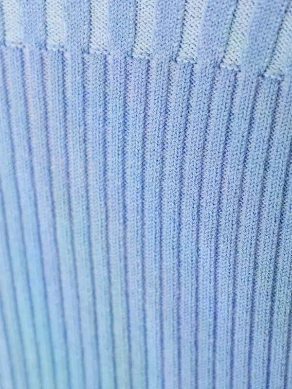 Iceberg Ribbed-knit Cropped Top