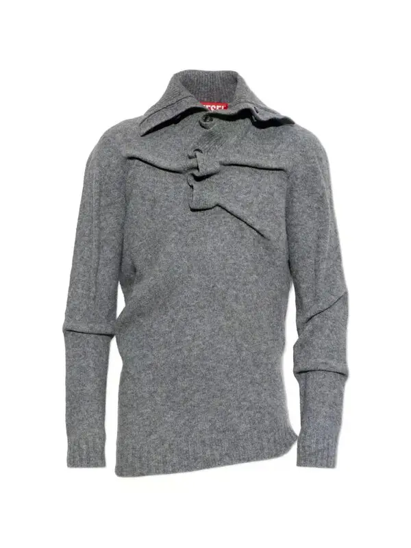 DIESEL® Turtleneck K-andrew Sweater - Grey
