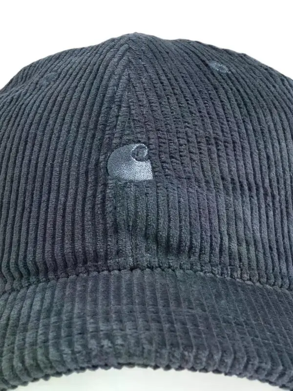 Carhartt Work In Progress Corduroy Cap With Embroidered Logo - Blue