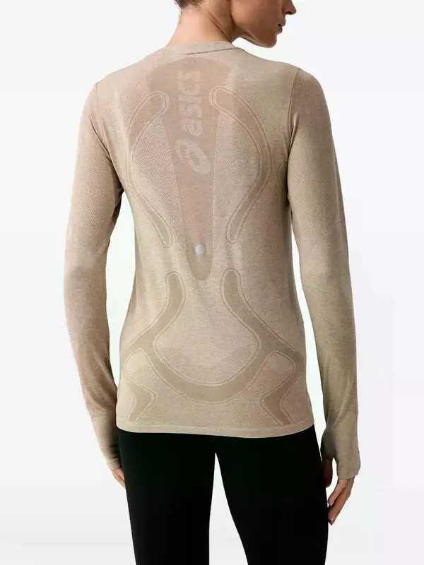 Asics Road Seamless Long-sleeve T-shirt - Neutrals