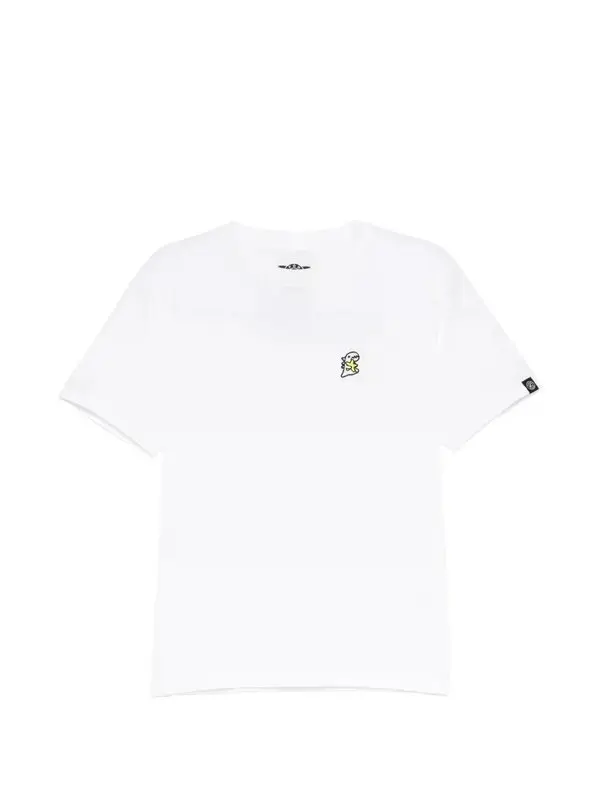 AGNES B. Logo Embroidered T-shirt - White