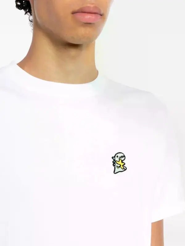 AGNES B. Logo Embroidered T-shirt