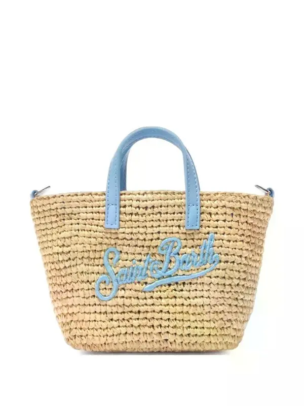 MC2 SAINT BARTH Logo Patch Mini Tote Bag - Neutrals