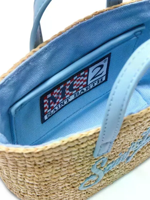 MC2 SAINT BARTH Logo Patch Mini Tote Bag