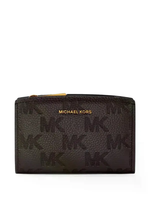 Michael Kors Logo-embossed Pebbled Leather Wallet