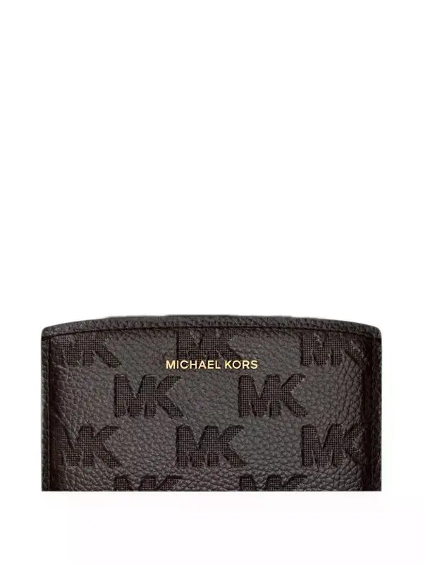 Michael Kors Logo-embossed Pebbled Leather Wallet