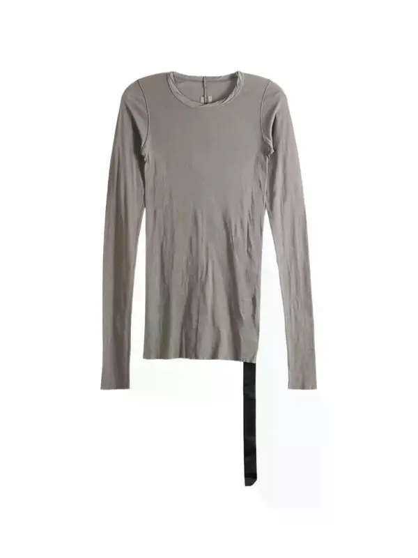 Rick Owens Raw-cut Long-sleeve T-shirt - Grey